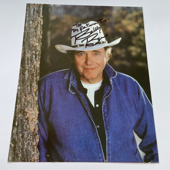Other | Vintage Bobby Bare Hand Signed Autographed 8x1 Photo Country ...